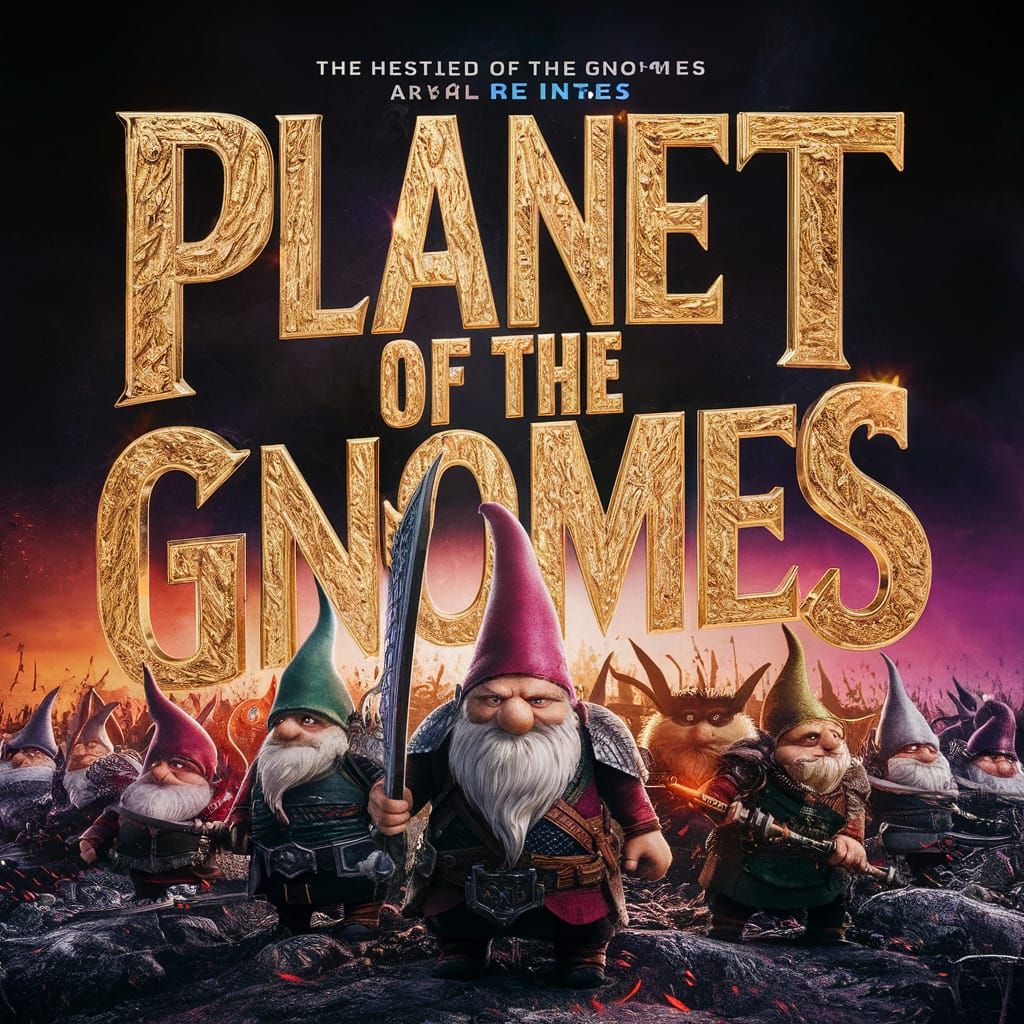 "PLANET OF THE GNOMES" - AI Generated Artwork - NightCafe Creator