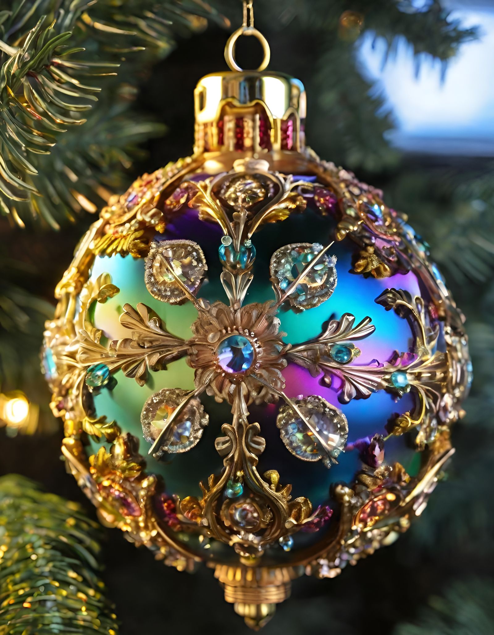 Christmas Ornament 10 - AI Generated Artwork - NightCafe Creator