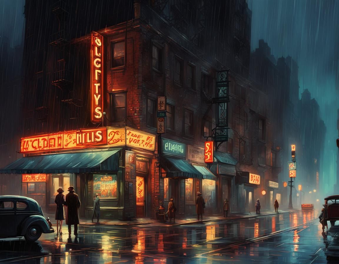 Night Walk - AI Generated Artwork - NightCafe Creator