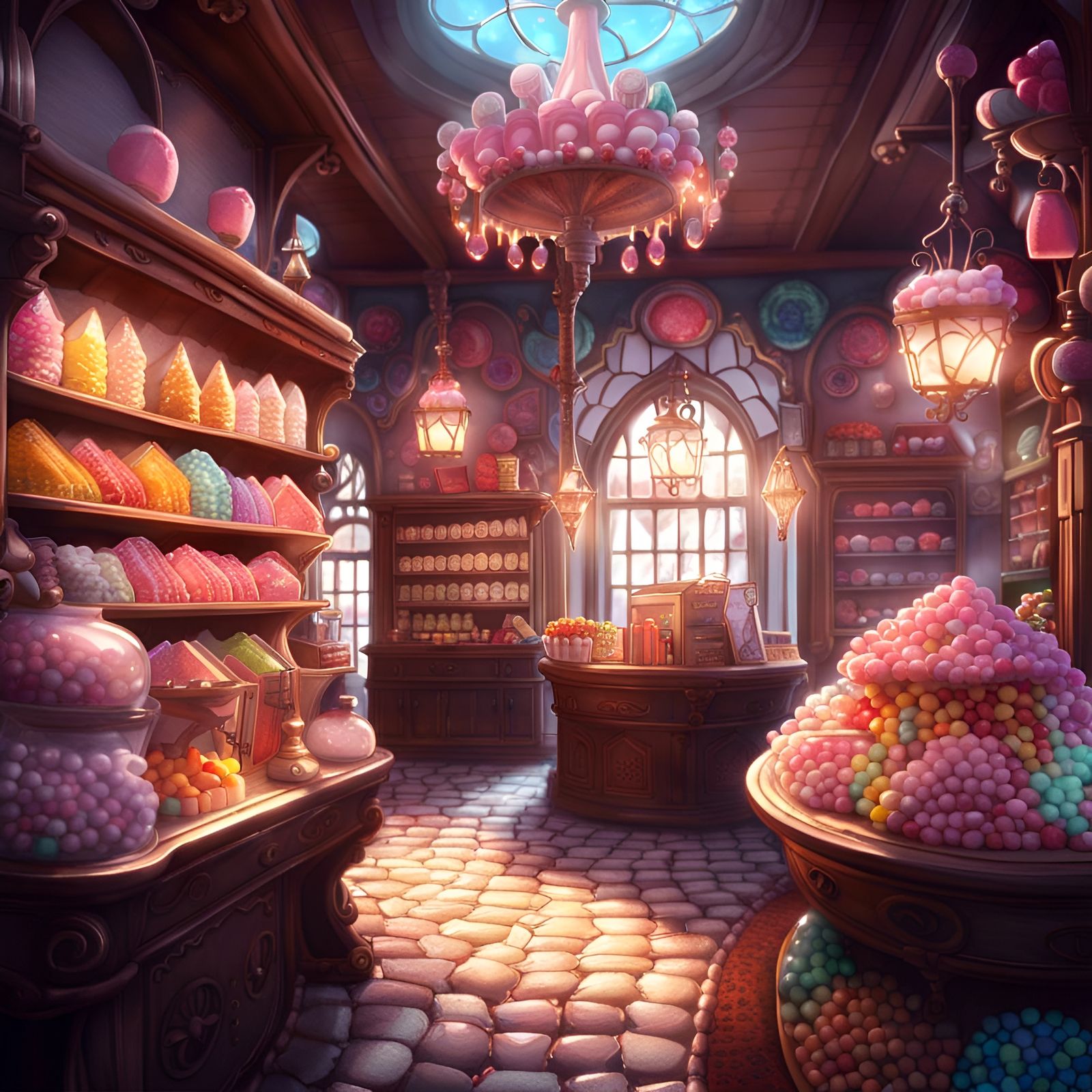 Candy Shop - AI Generated Artwork - NightCafe Creator