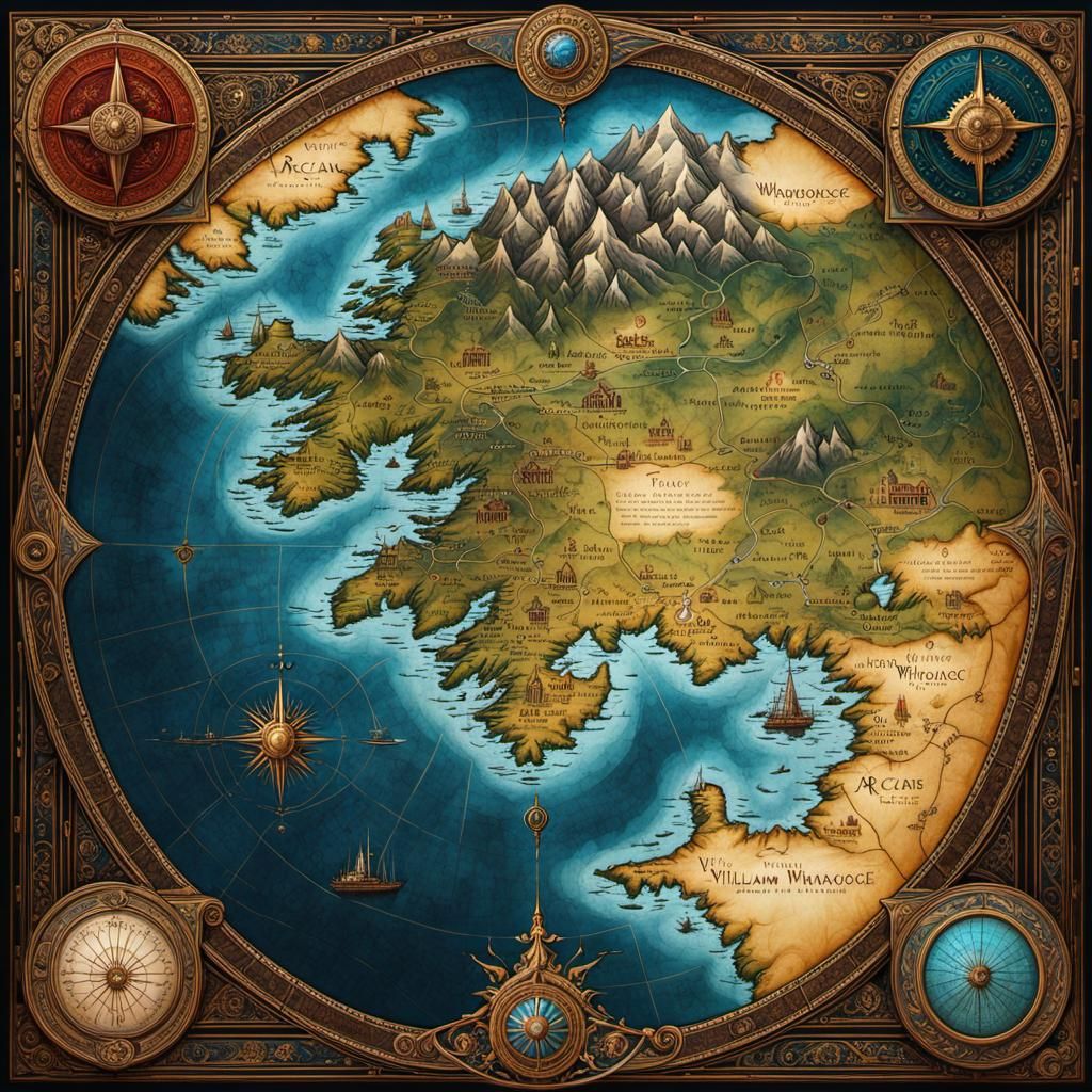 Cartography - AI Generated Artwork - NightCafe Creator