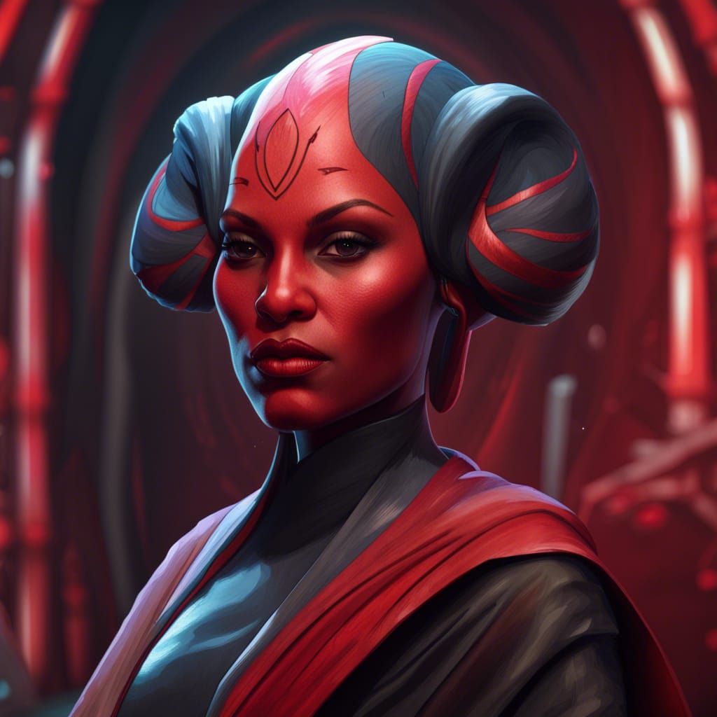 Red sith twi'lek - AI Generated Artwork - NightCafe Creator