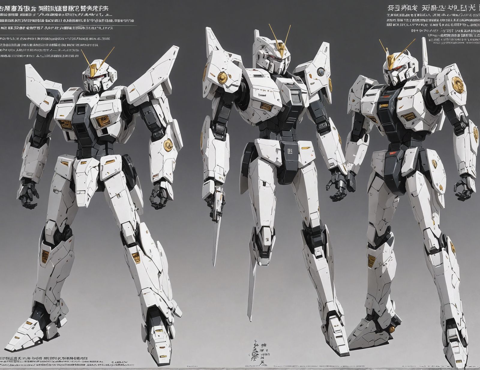 Mobile suit, 'The Five Star Stories' mecha inspiration, intricate ...