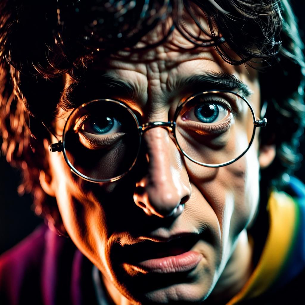 Harry Potter Scared - AI Generated Artwork - NightCafe Creator