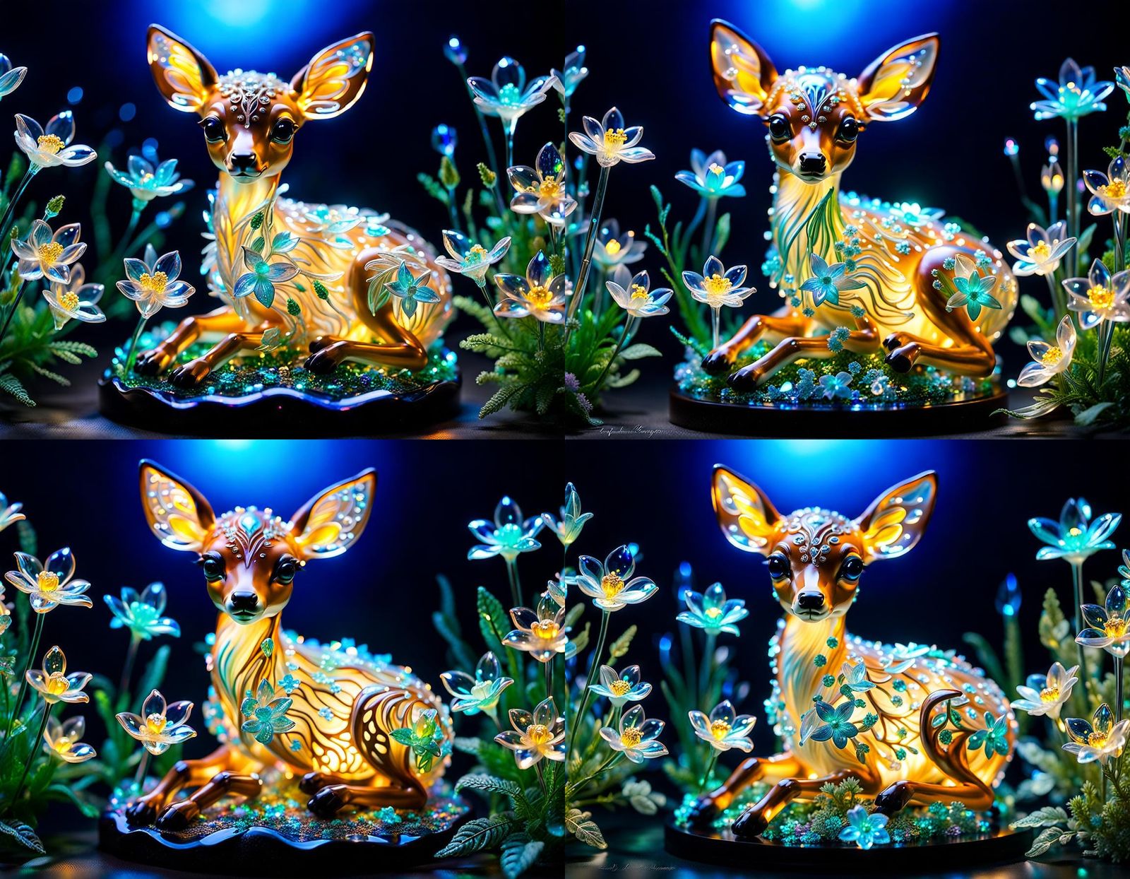 Masterpiece3: delicate and transparent crystal glass sculpture baby ...