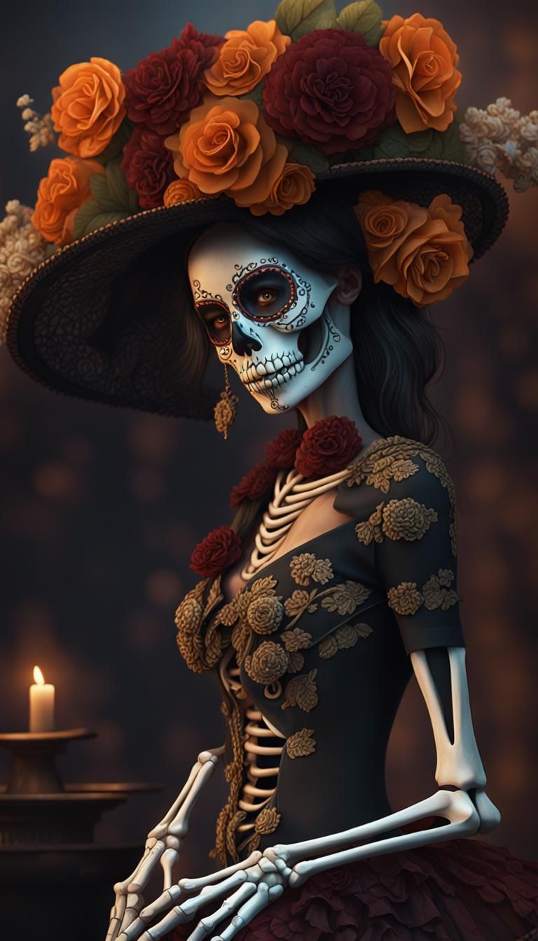 Skeleton - AI Generated Artwork - NightCafe Creator