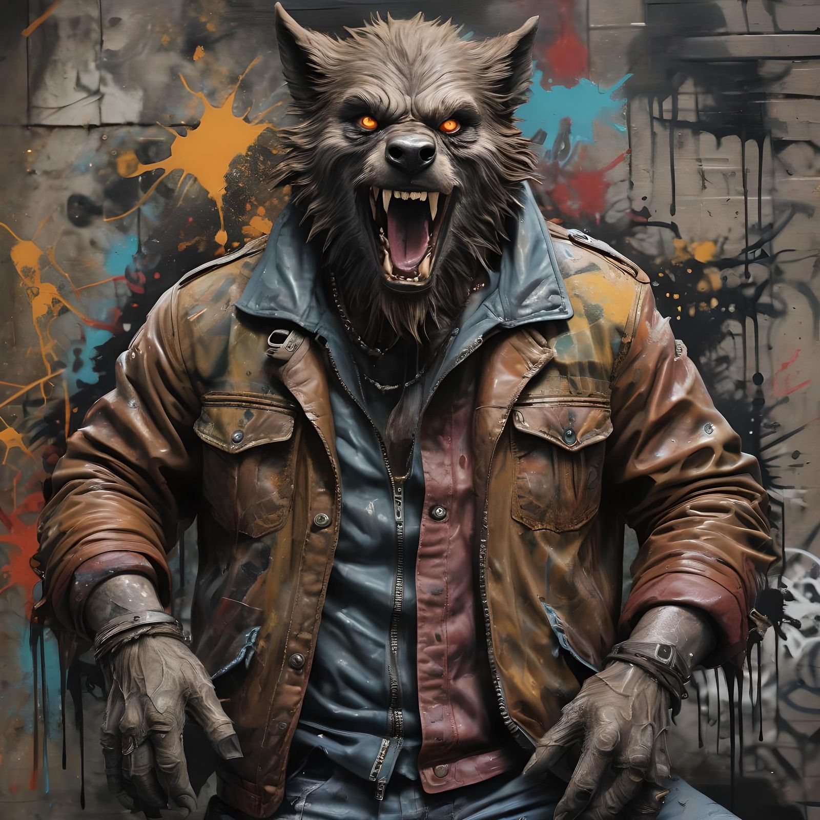 Hyper Realistic: A werewolf poster. - AI Generated Artwork - NightCafe ...