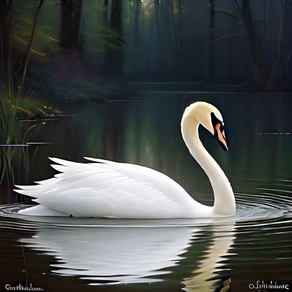 Swan Lake - AI Generated Artwork - NightCafe Creator