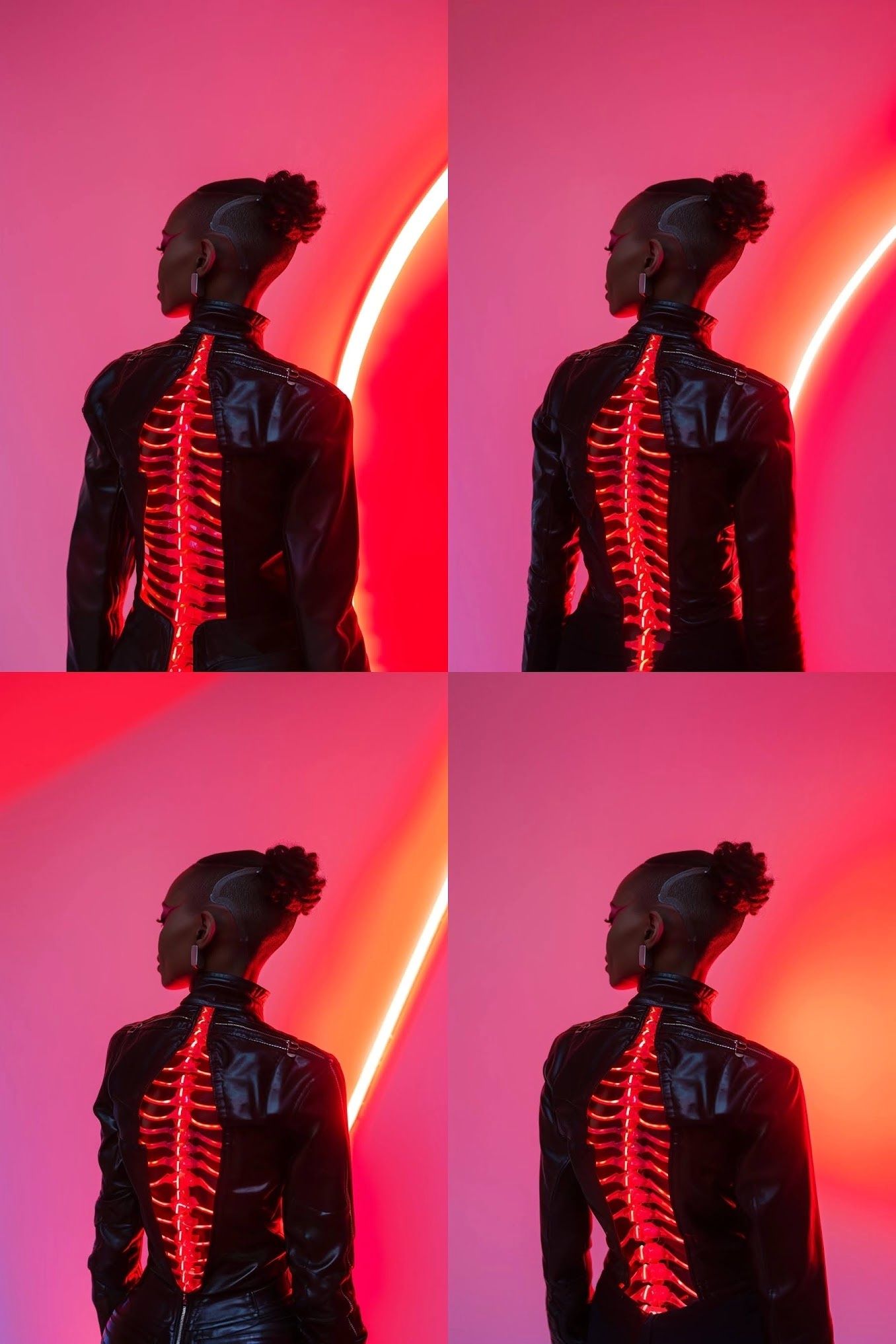 How to Create a Neon Fashion Portrait Fusion - AI Generated Artwork ...