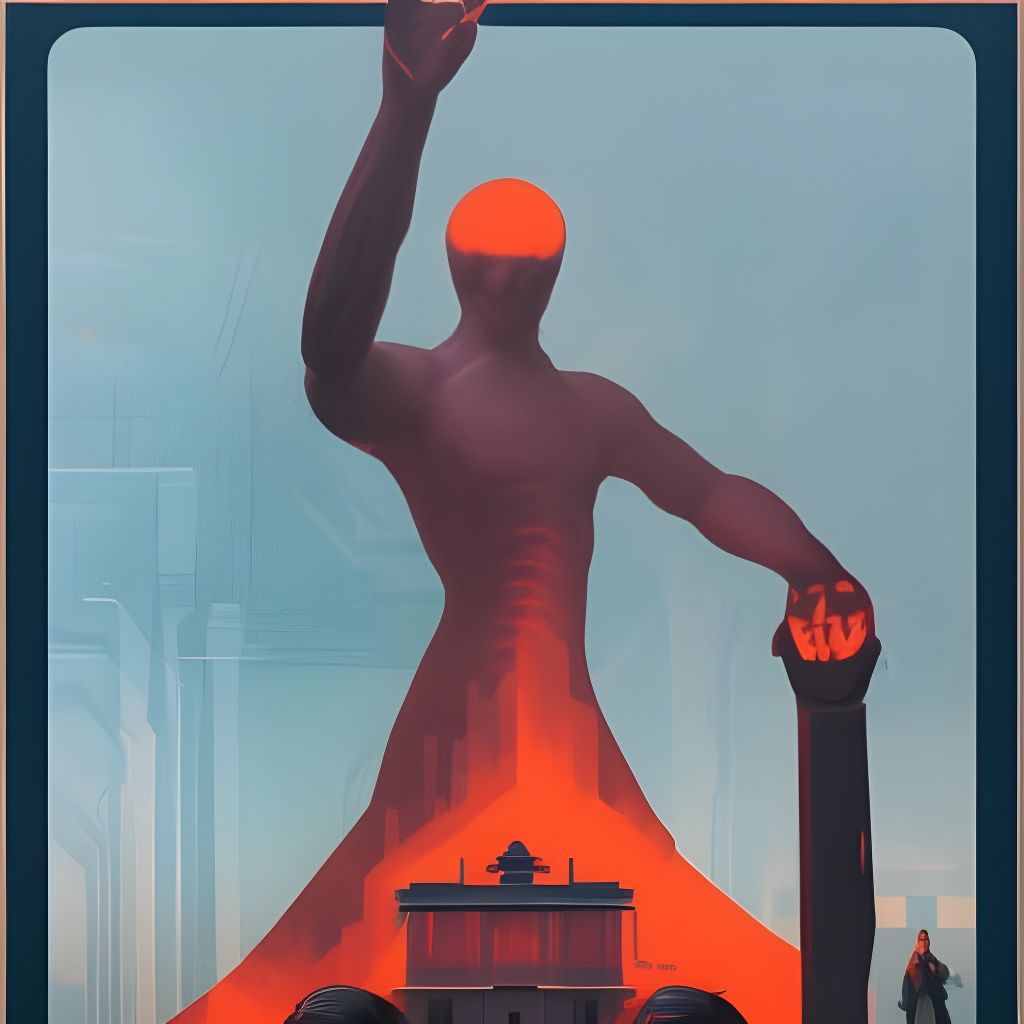 propaganda poster about the dangers of AI - AI Generated Artwork ...