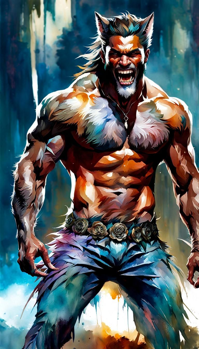 Werewolf. - AI Generated Artwork - NightCafe Creator