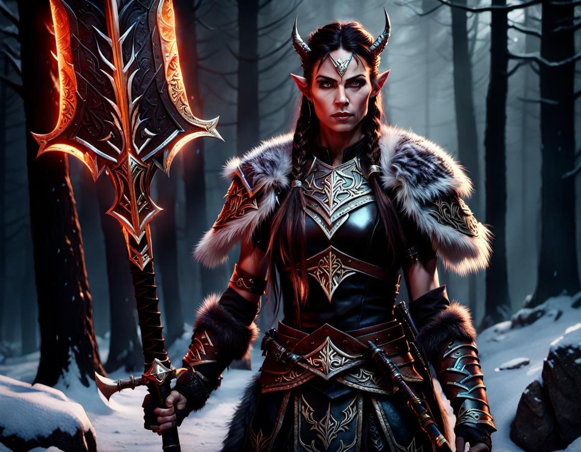 Demon-elf - AI Generated Artwork - NightCafe Creator