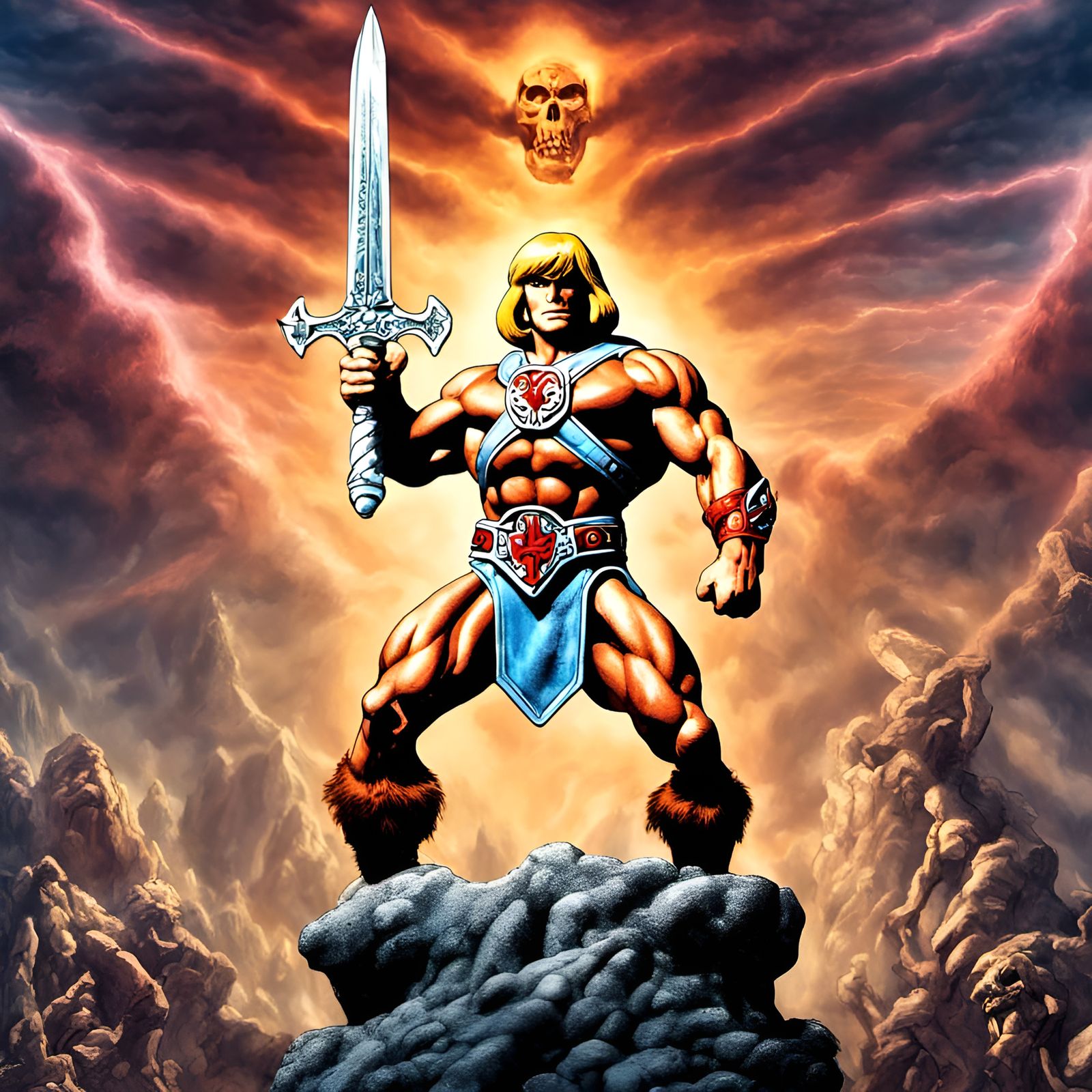" By the Power Of Grayskull " - AI Generated Artwork - NightCafe Creator