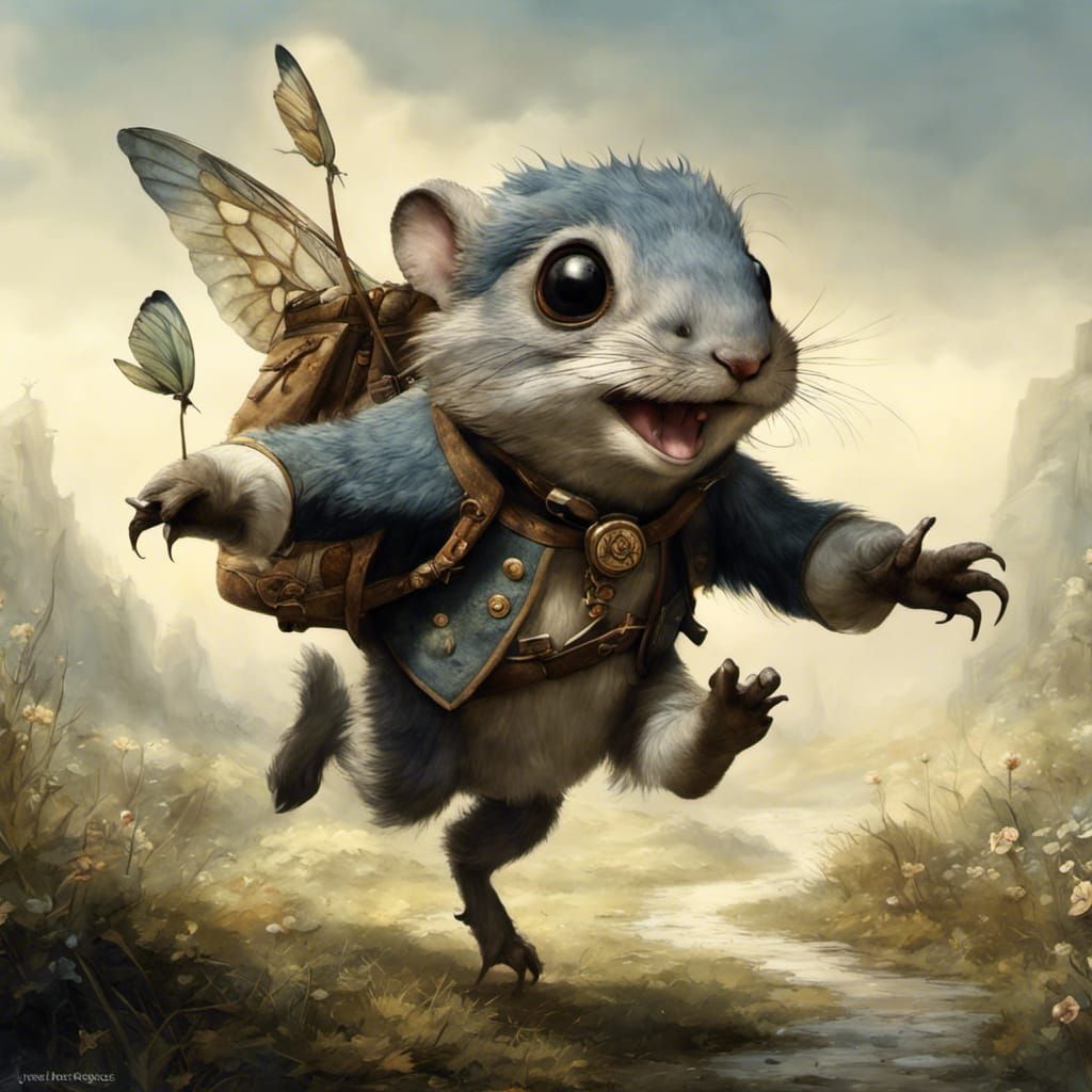 Fae Creature - AI Generated Artwork - NightCafe Creator