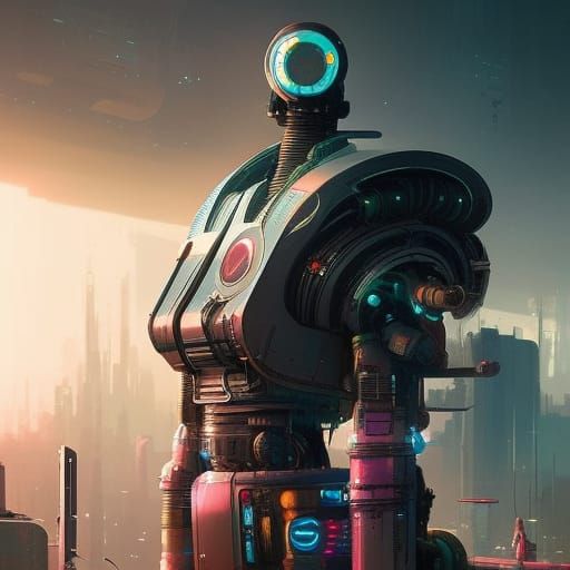Robo-cyclops - AI Generated Artwork - NightCafe Creator