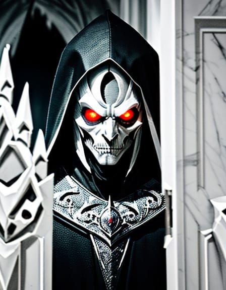 Sinister Figure Emerges in Throne Room - AI Art