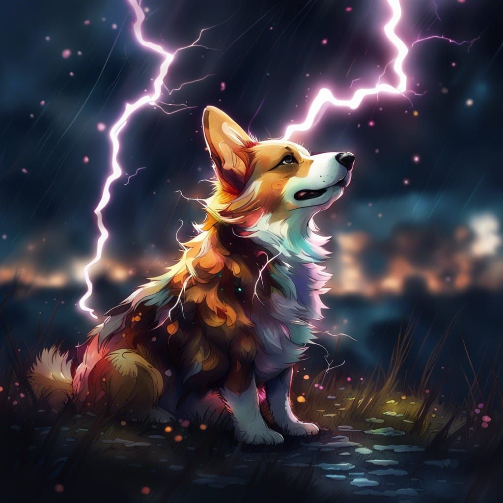 Recreation of "Lightning" creation - AI Generated Artwork - NightCafe Creator