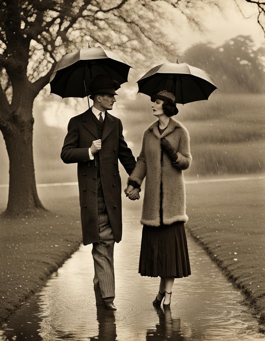 1920s Couple, Photograph - AI Generated Artwork - NightCafe Creator