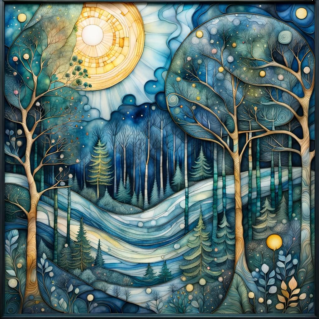 A happy midday forest - AI Generated Artwork - NightCafe Creator