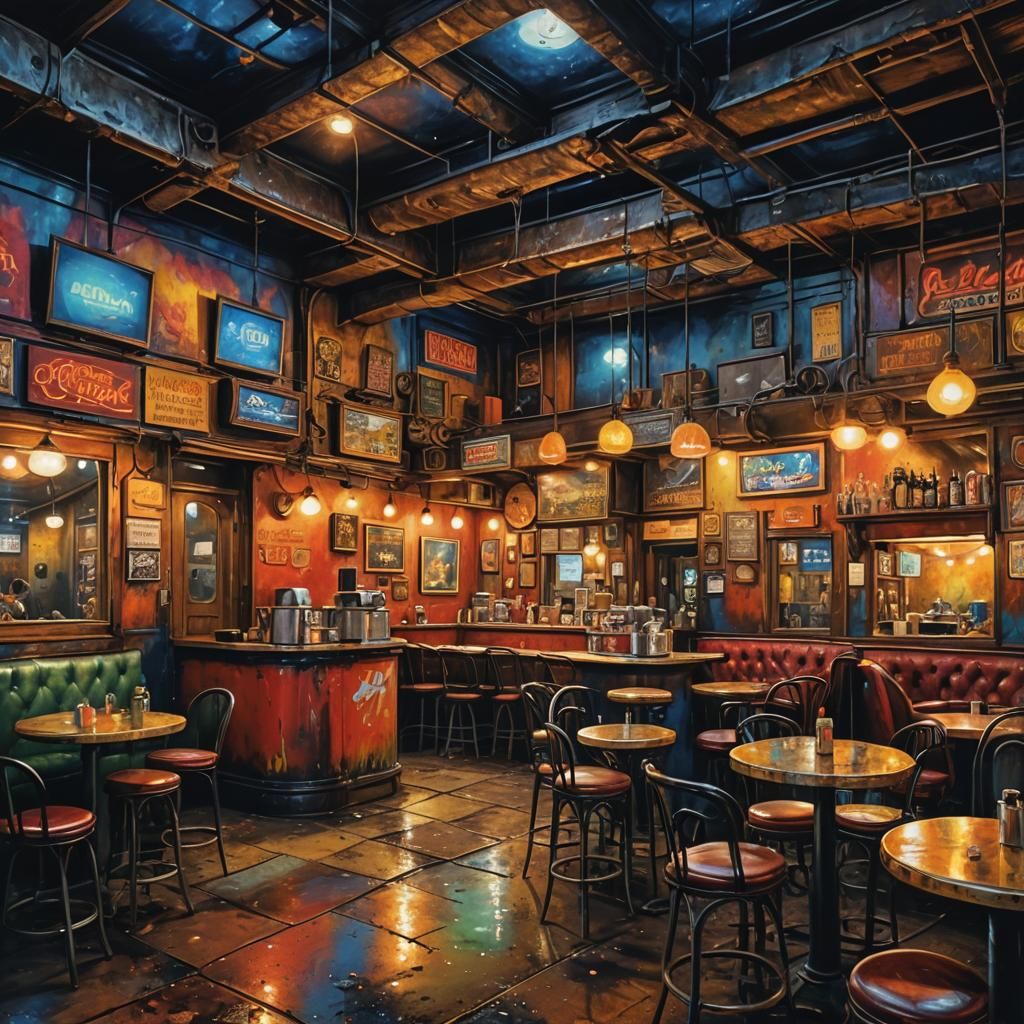 Night Cafe (it could be!) - AI Generated Artwork - NightCafe Creator