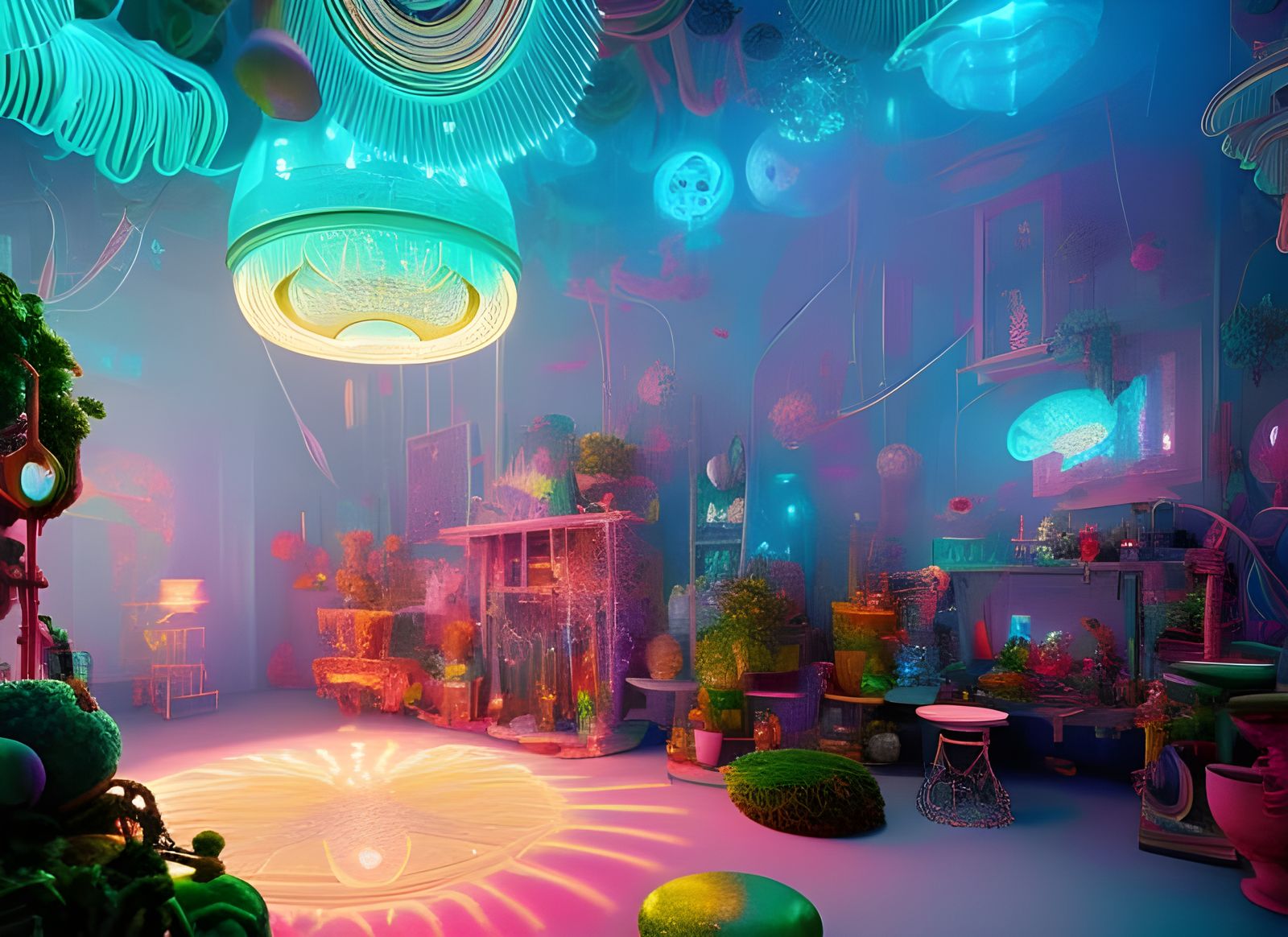 lit room - AI Generated Artwork - NightCafe Creator