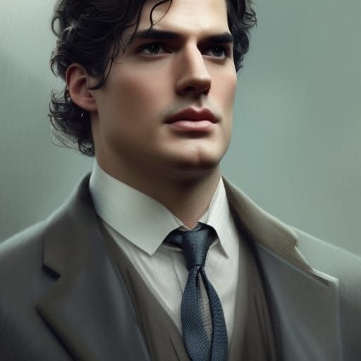 Edwardian Henry Cavill - AI Generated Artwork - NightCafe Creator