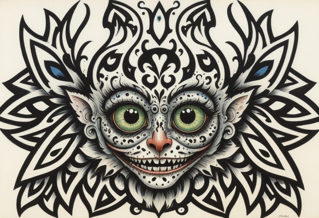 Eccentric Surrealist Artwork with Whimsical Ink an... - AI Art