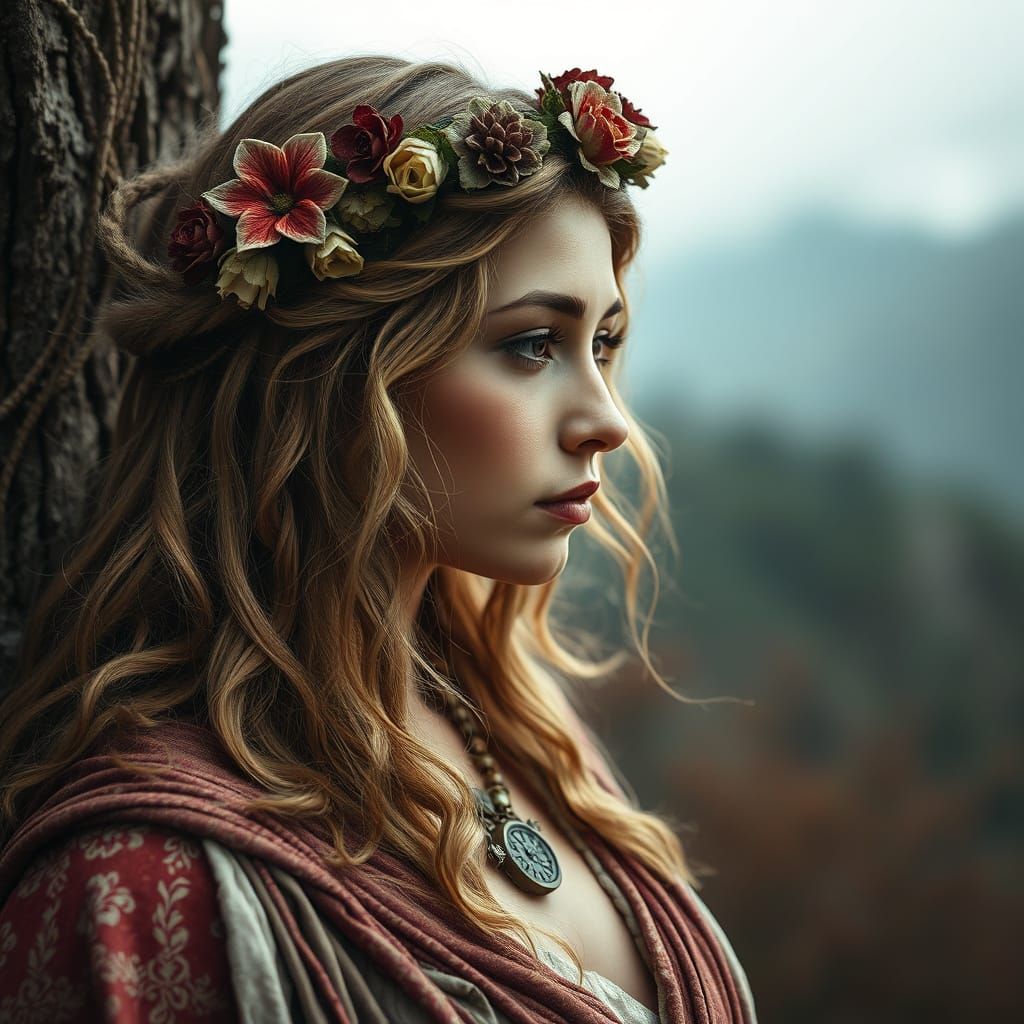 Fauna, the Roman rustic goddess - Roman Goddess of Nature in...