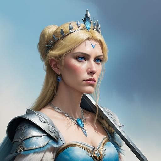 Cinderella the Barbarian, Alt. Disney Princess - AI Generated Artwork ...