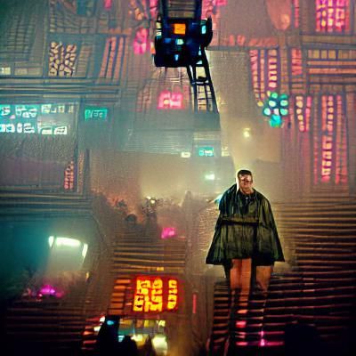Blade runner - AI Generated Artwork - NightCafe Creator
