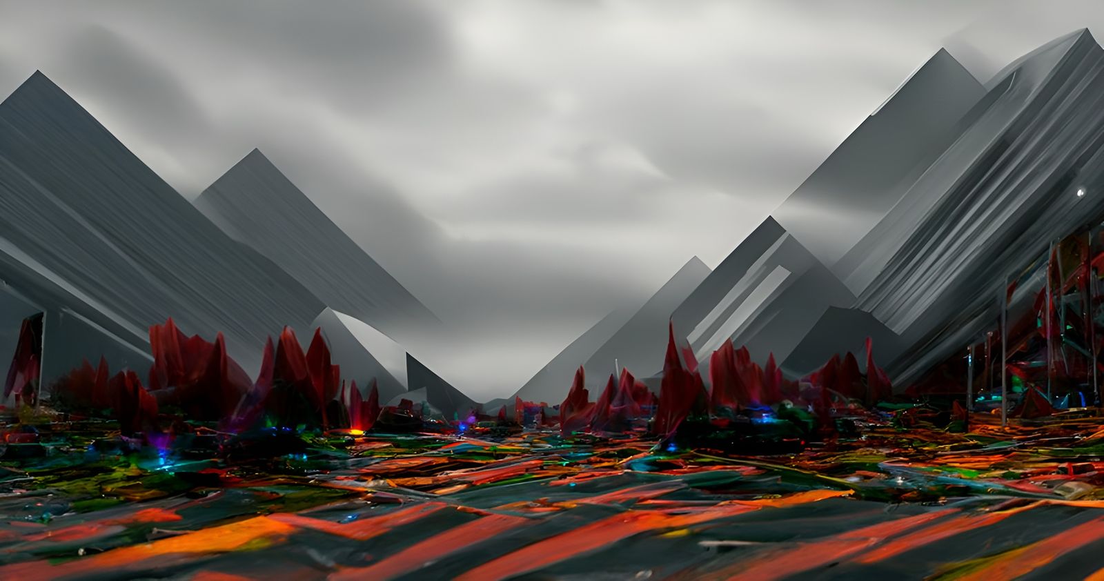 Malfunctioning World Simulation: A - AI Generated Artwork - NightCafe ...