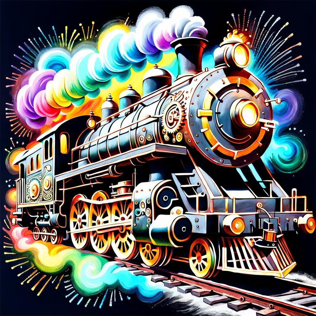 Loco-punk in Color - AI Generated Artwork - NightCafe Creator