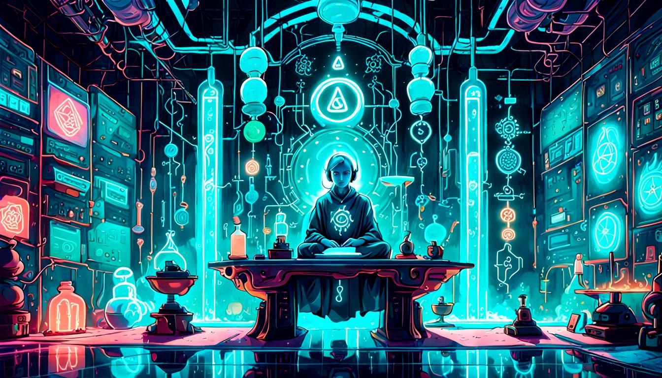 Digital Oracle - AI Generated Artwork - NightCafe Creator