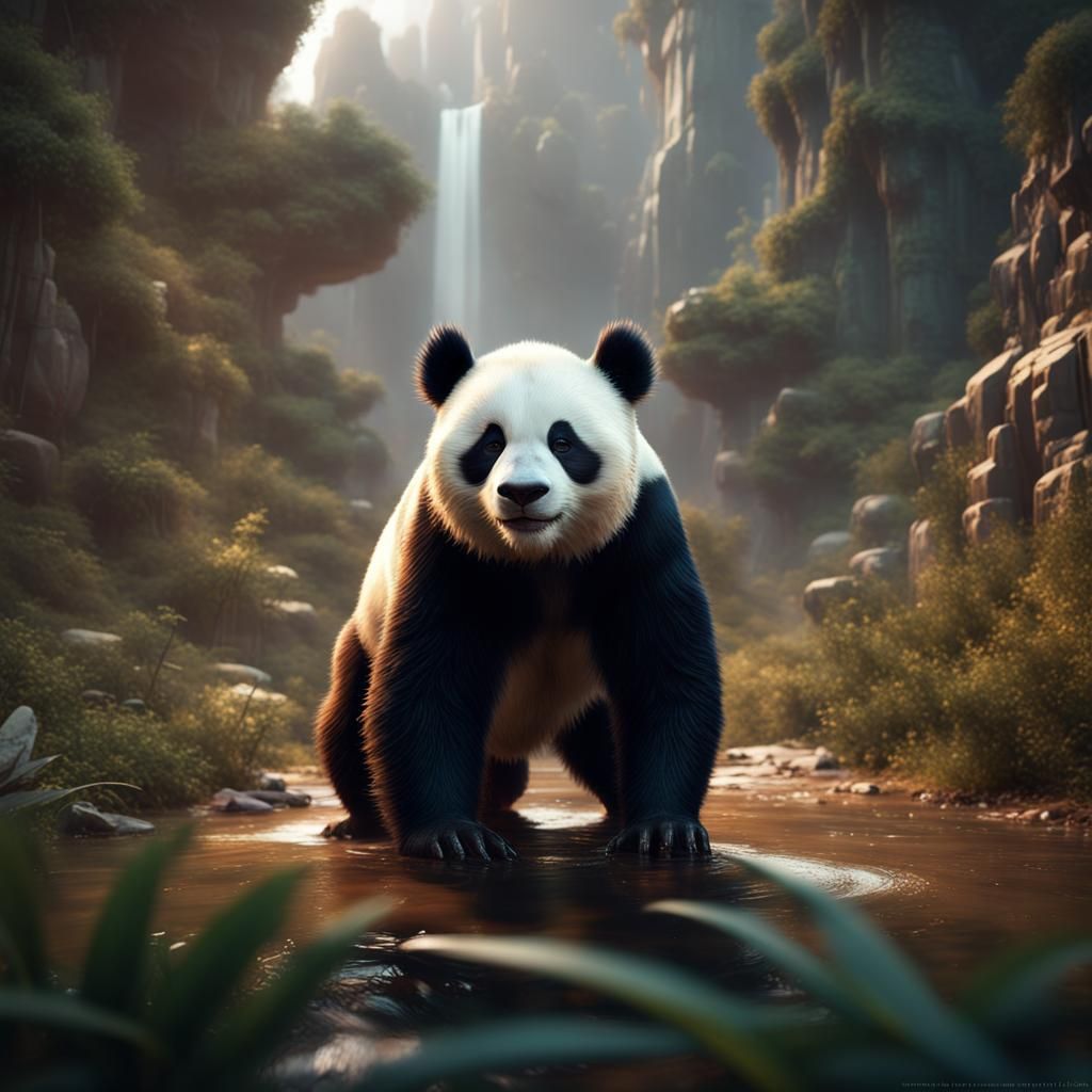 A panda - AI Generated Artwork - NightCafe Creator