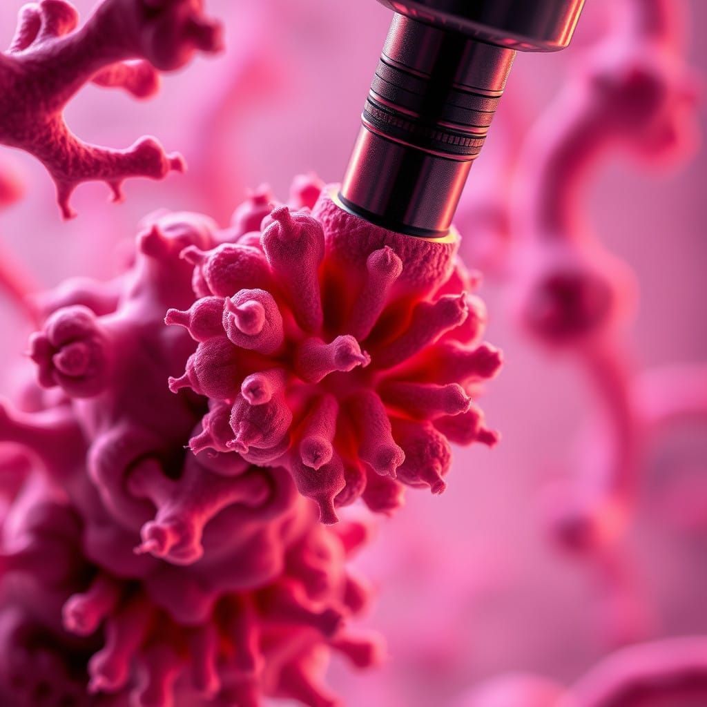 Realistic Electron Microscope Imagery in Ultra Hig... - AI Art