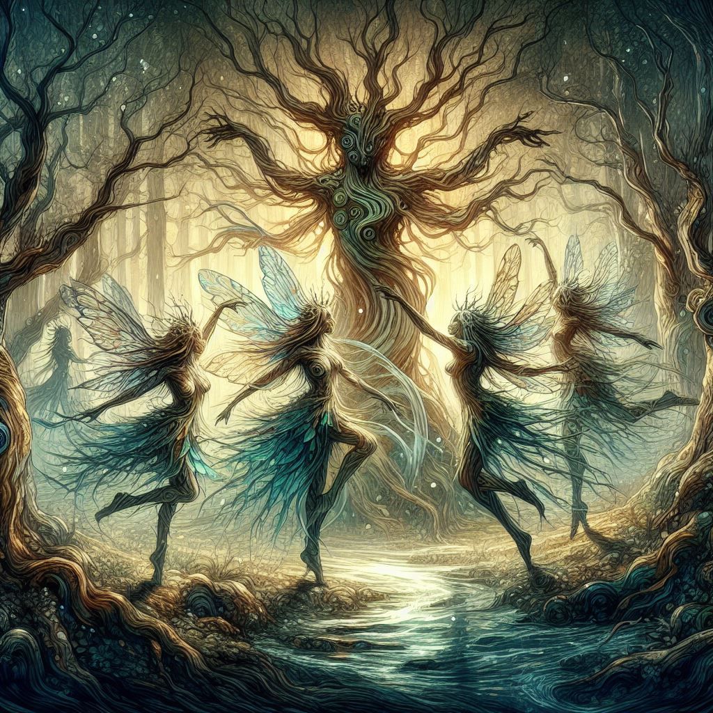 Dance of the Dryads - AI Generated Artwork - NightCafe Creator