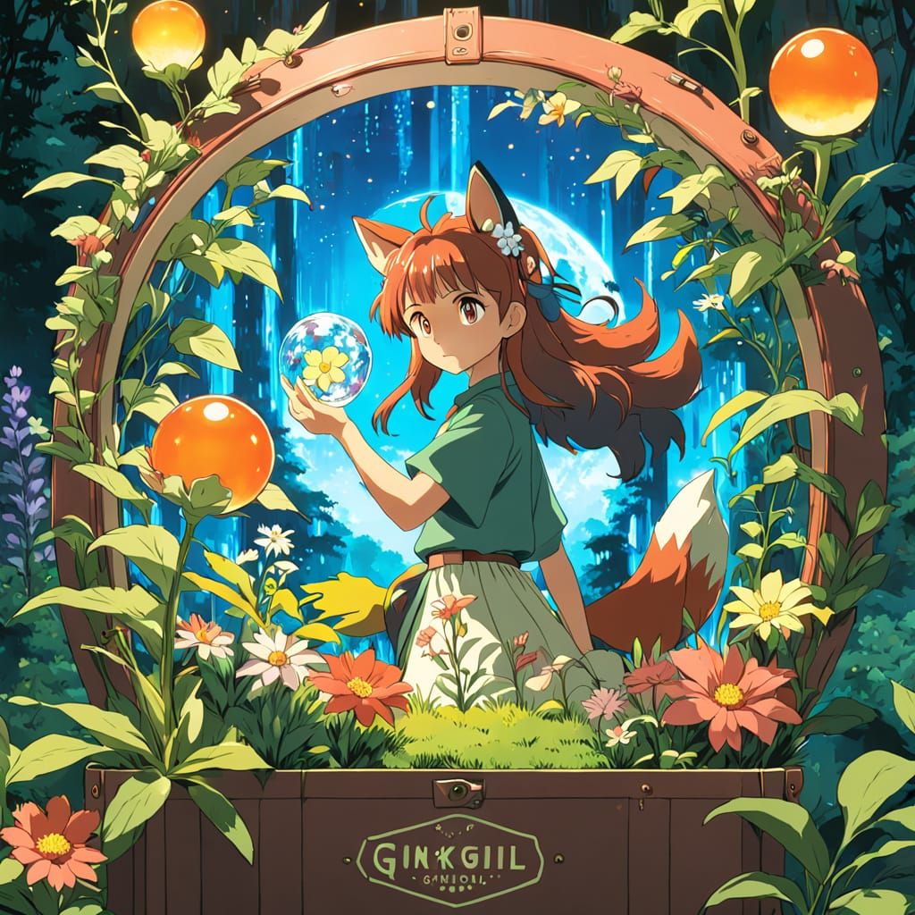 hello. I just came here...... - Heroic Fox Anime Girl in Vin...