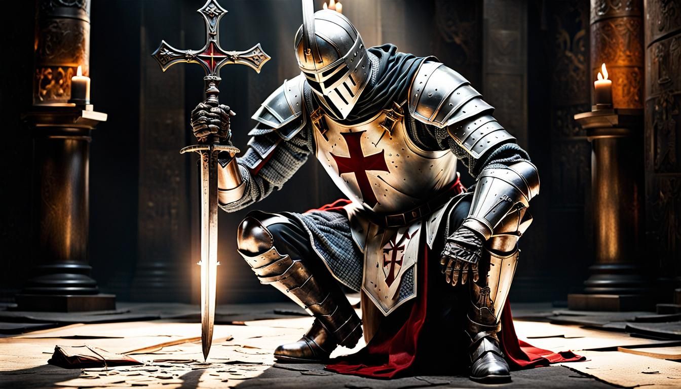 Knight Templar v4.0 - AI Generated Artwork - NightCafe Creator
