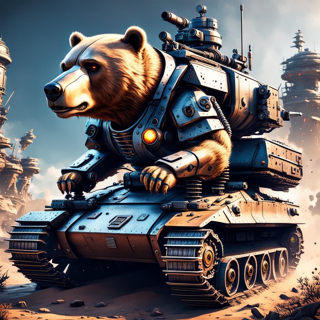 bear tank - AI Generated Artwork - NightCafe Creator