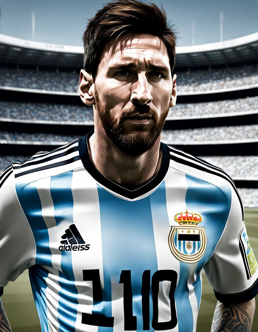 Lionel Messi - AI Generated Artwork - NightCafe Creator