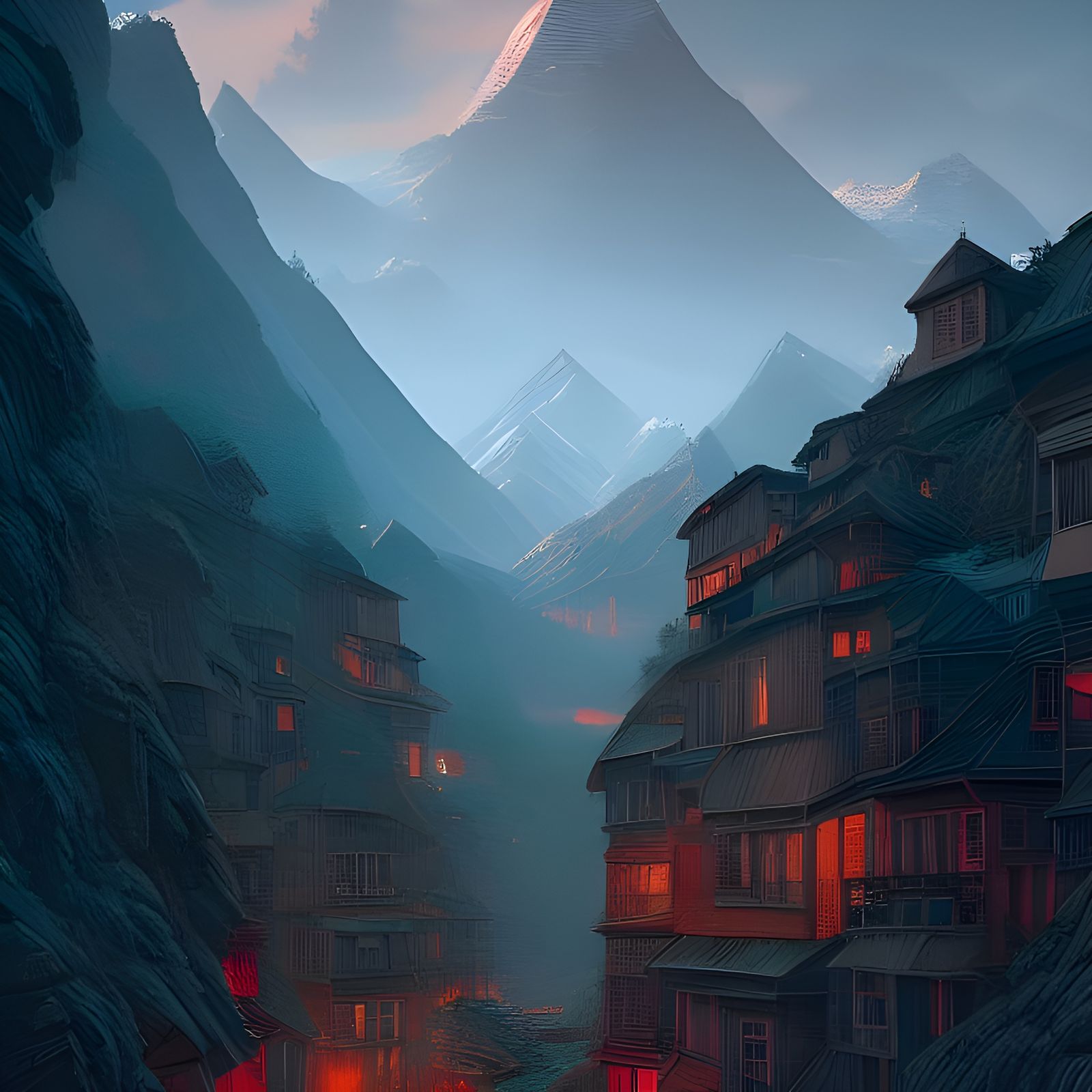 Home Of The Dwarves - AI Generated Artwork - NightCafe Creator