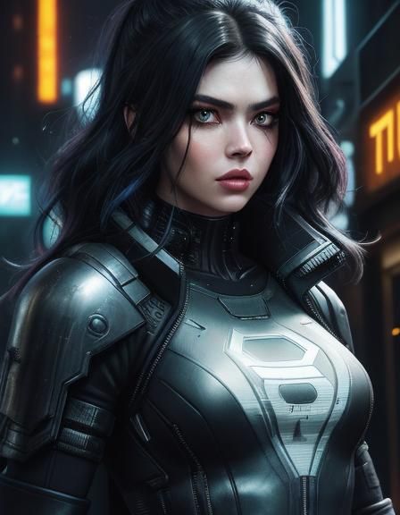 Sci-Fi Cyberpunk Concept Art - AI Generated Artwork - NightCafe Creator