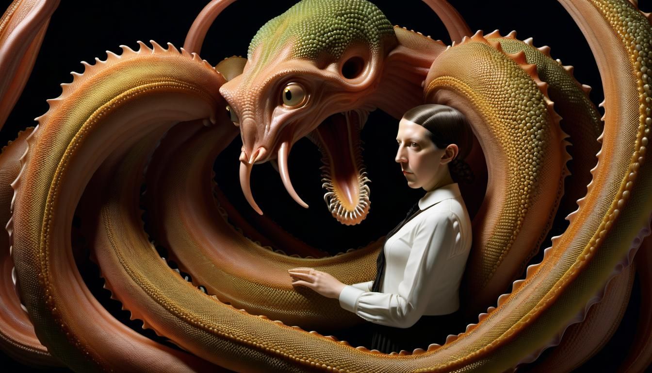 Master of the Alien Snake - AI Generated Artwork - NightCafe Creator