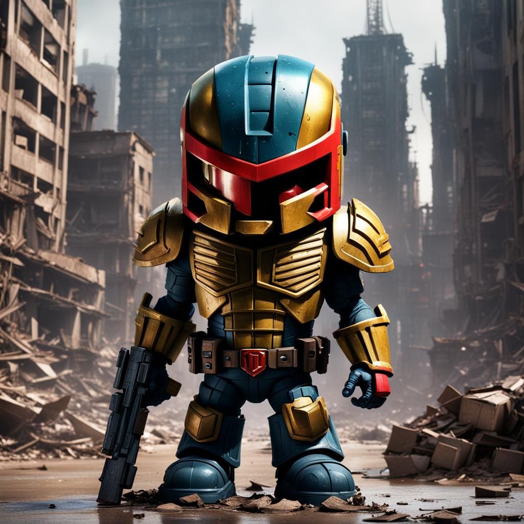 Judge Dredd Armored Suit - AI Generated Artwork - NightCafe Creator
