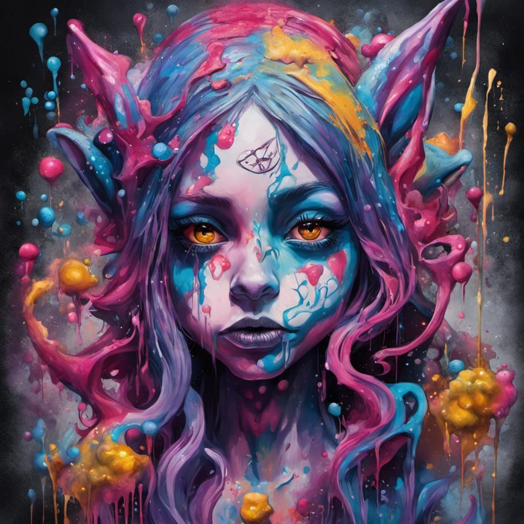 Alice in Wonderland Night Elf - AI Generated Artwork - NightCafe Creator
