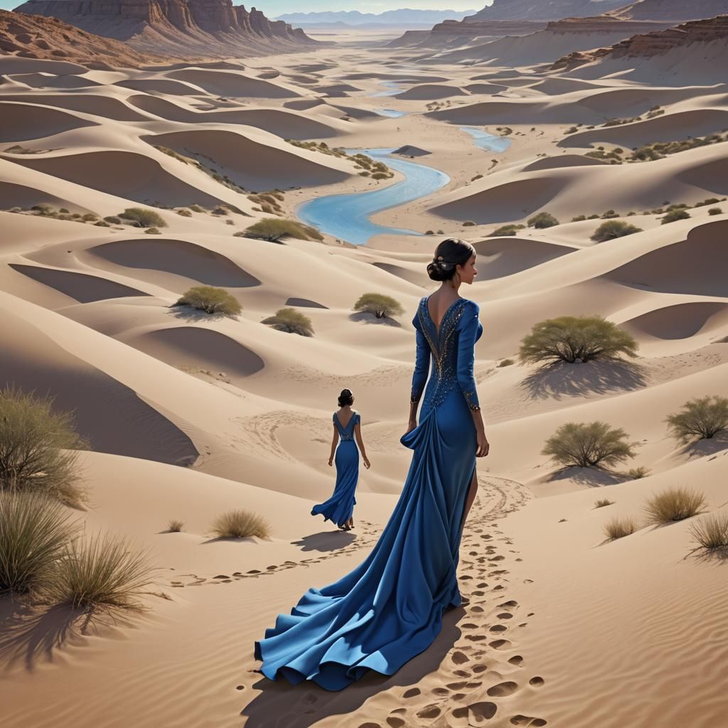 An entrancing and bewitching digital illustration featuring a ...