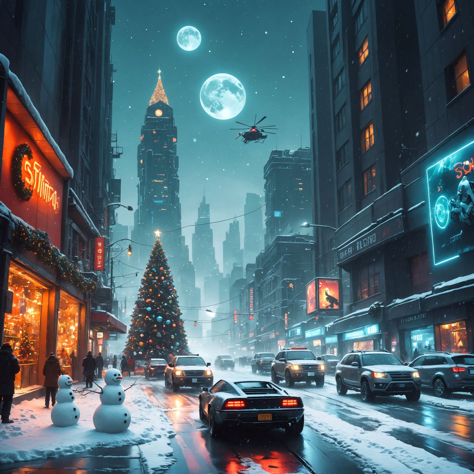 A gorgeous beautiful sci fi cyberpunk sci fi , futuristic technology ...