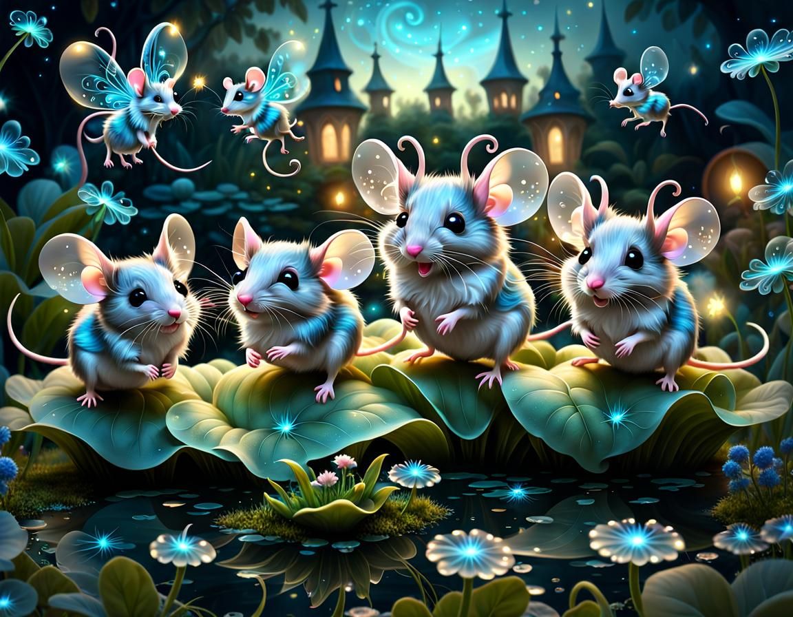 Tales and Tails of Magical Mice - AI Generated Artwork - NightCafe Creator