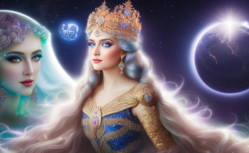 Celestial Princess - AI Generated Artwork - NightCafe Creator