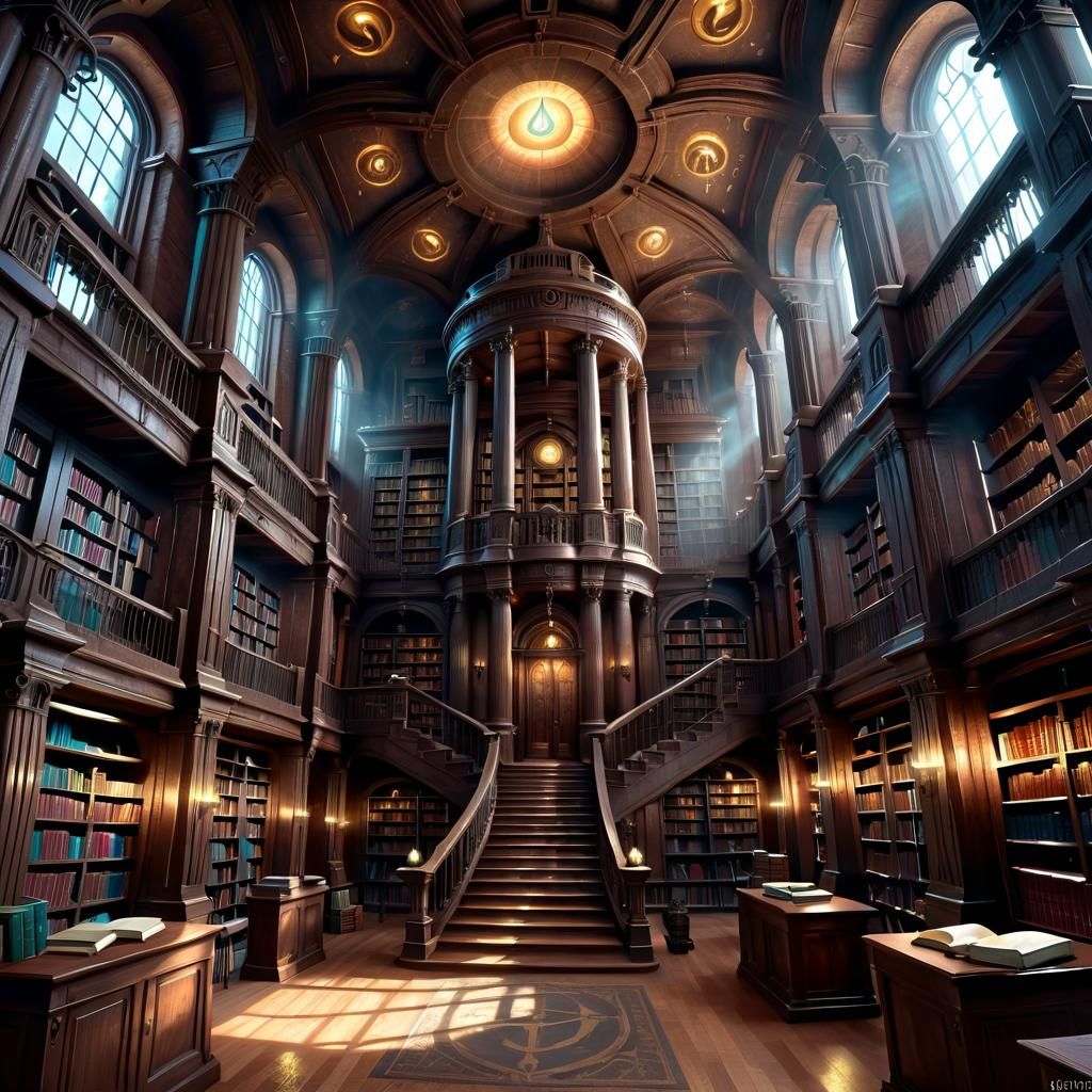 Orne Library - AI Generated Artwork - NightCafe Creator